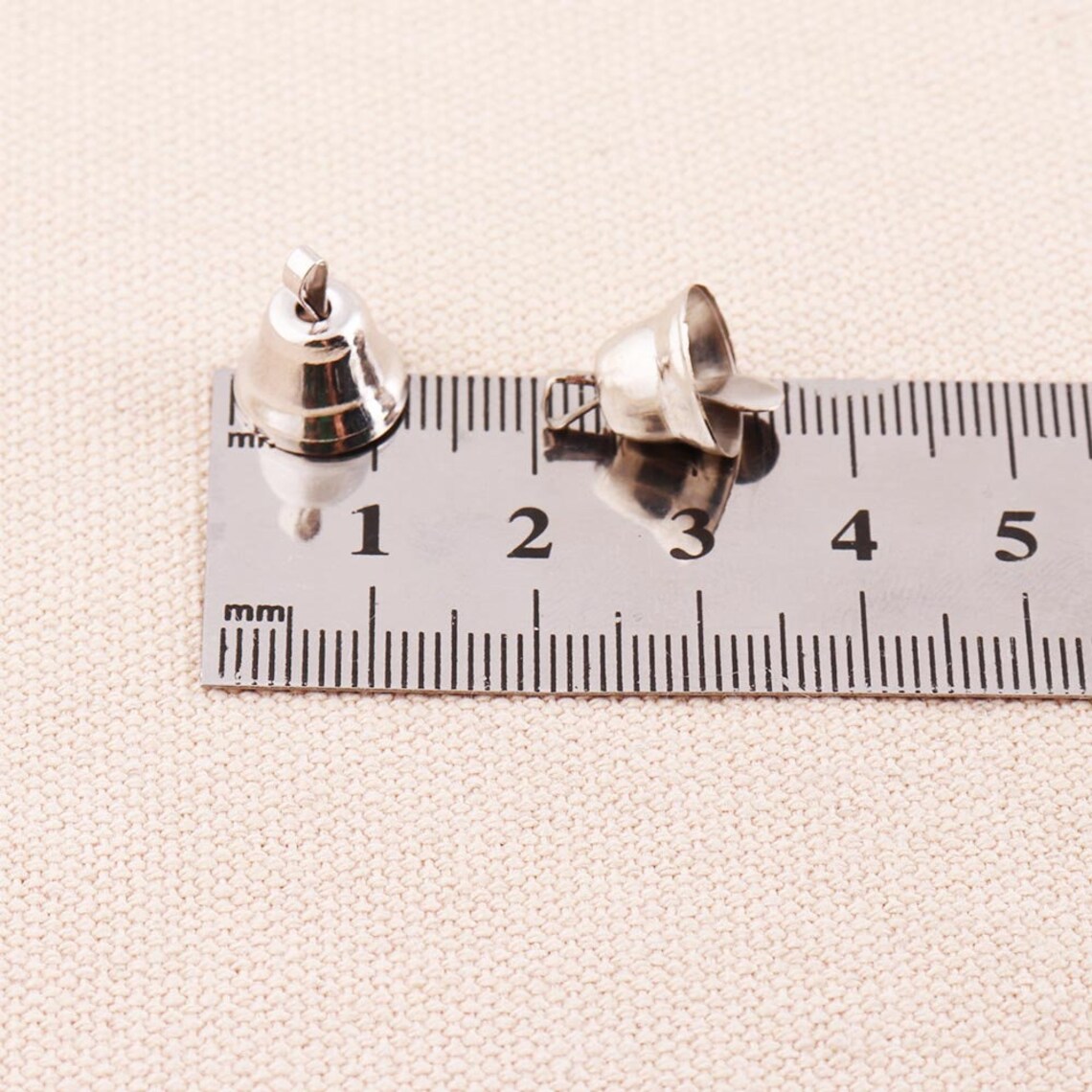 50pcs Silver Jingle Bells Small Jingle Bells Tiny Church Bells | Etsy