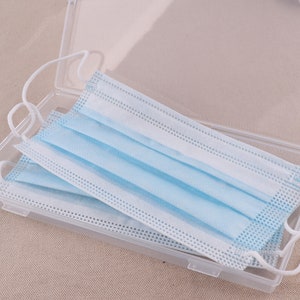 Lucid Fold Face Mask Case,face Mask Plastic Keeper,face Mask Case,mouth ...