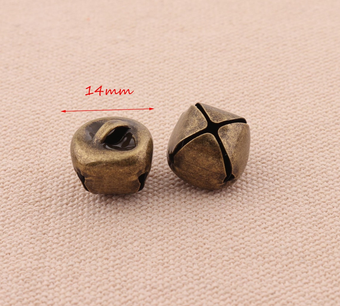 14mm Antique Bell Small Bell Bell Beads Bronze Color Jingle Bell ...