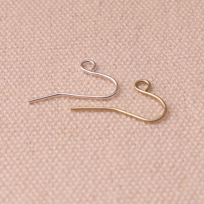 50pcs Hook Ear Wires Earring Hooks Earring Wires Silver and | Etsy