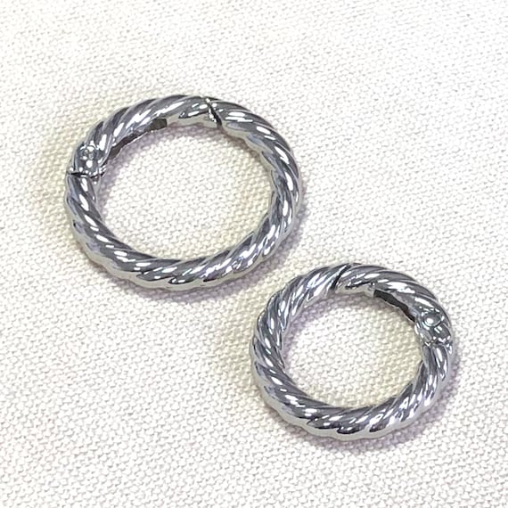 1 Inch Spring Gate Ring Silver O-rings Metal O Rings Spring - Etsy