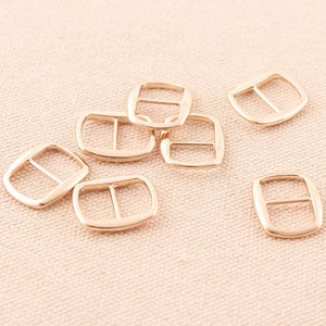 10mm Gold Metal Tri-glide Slider Small Adjustable Buckle for Bag ...