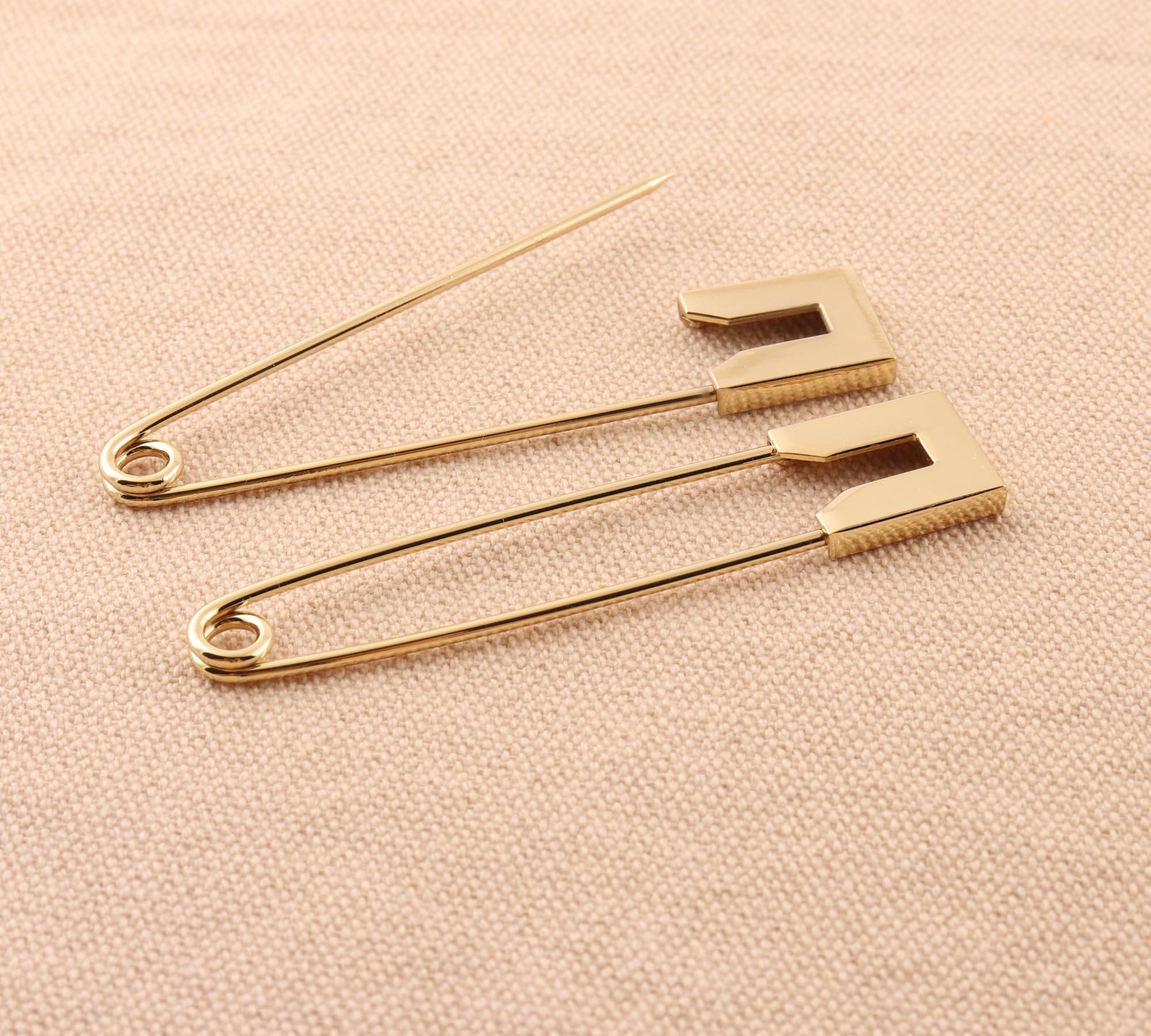 Safety Pin Rose Gold and Gold Color Brooch Pins Shawl Pins | Etsy