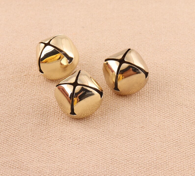 20pcs 19mm Light Gold Color Jingle Bells Small Bells Loose - Etsy