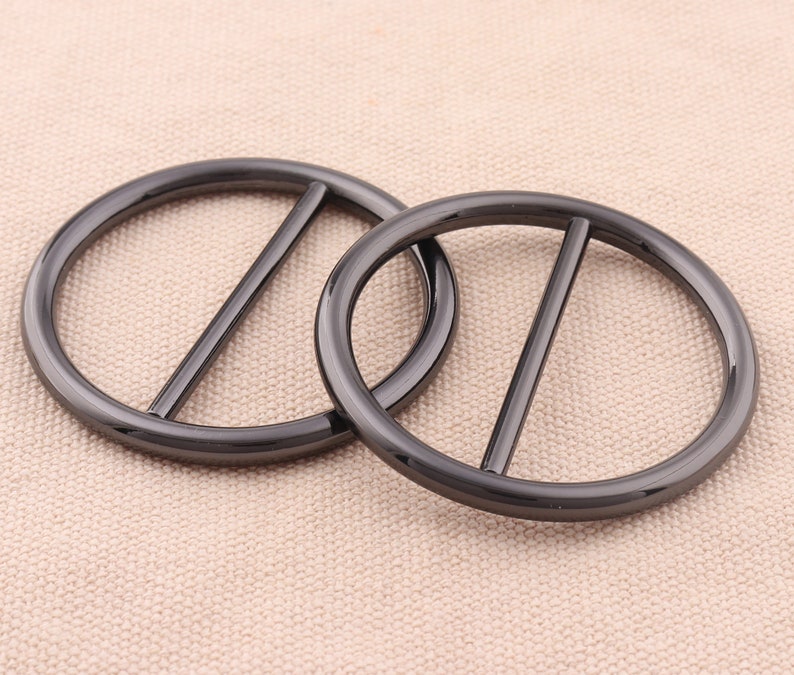 Round Purse Slide Buckles,45 Mm Strap Buckle Metal Belt Buckles Purse ...