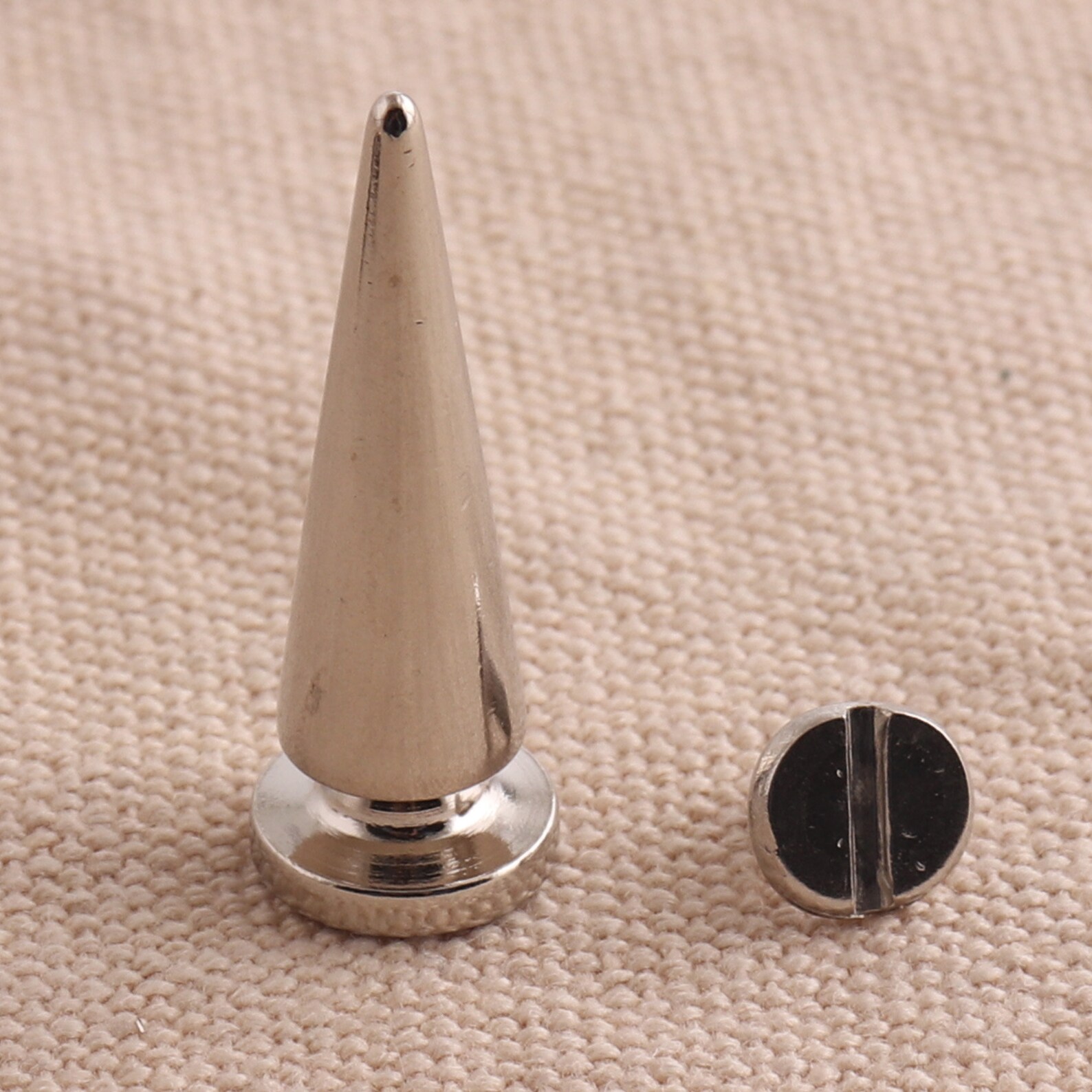 10 Full Sets Bullet Punk Spikesleather Crafts Screw Punk - Etsy