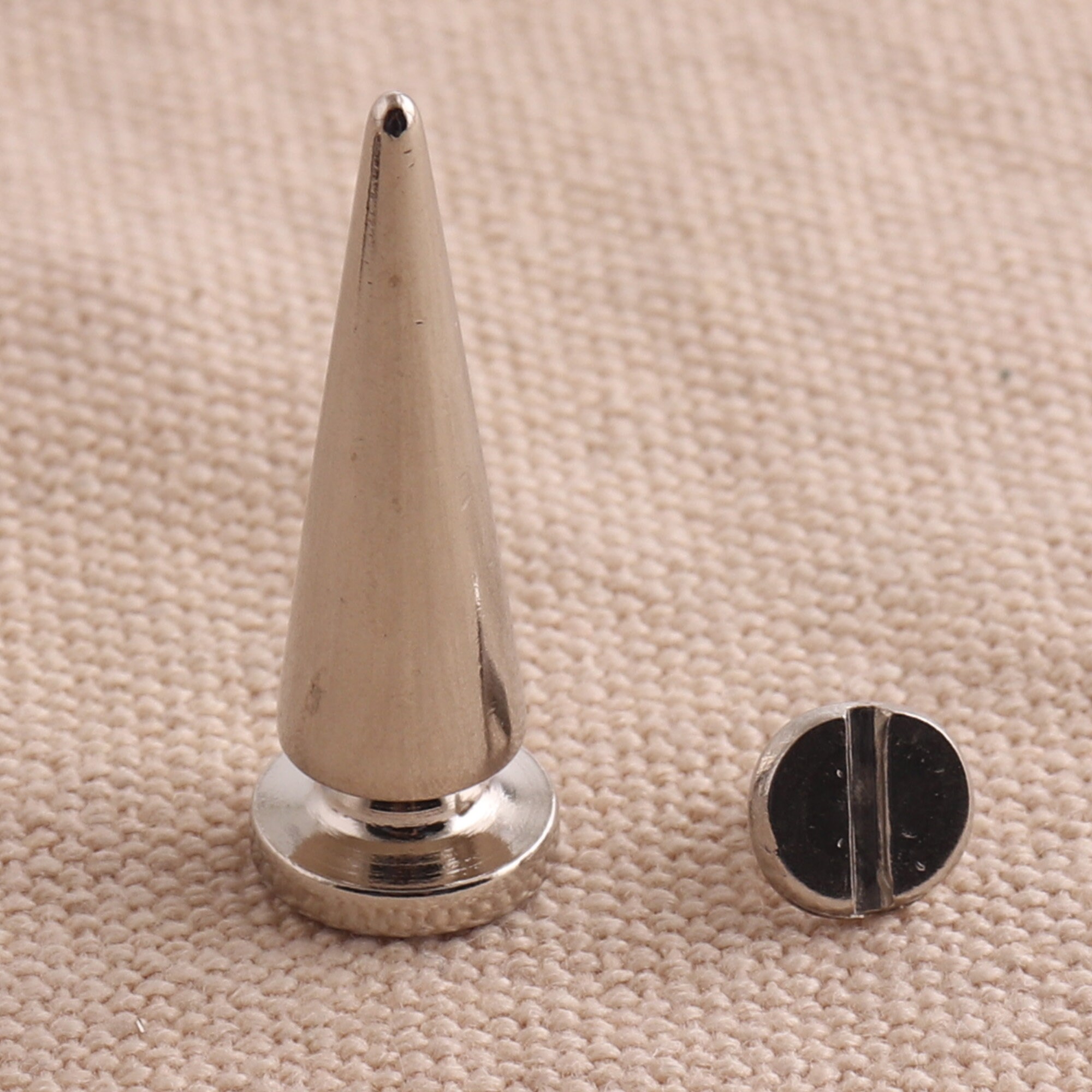 10 Full Sets Bullet Punk Spikesleather Crafts Screw Punk - Etsy