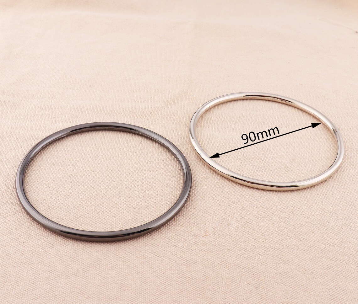 90mm Metal O Rings Bag Handles Large O Buckle Purse Rings - Etsy