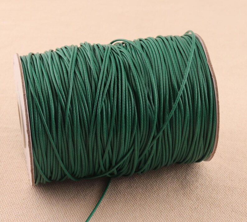 20/50/100yards Waxed Cord 1.0mm Waxed Rope Multicolor Making - Etsy