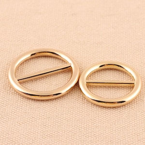 10pcs/lot Light Gold Color Slide Buckle Strap Belt Buckle 19/23/31/40mm ...