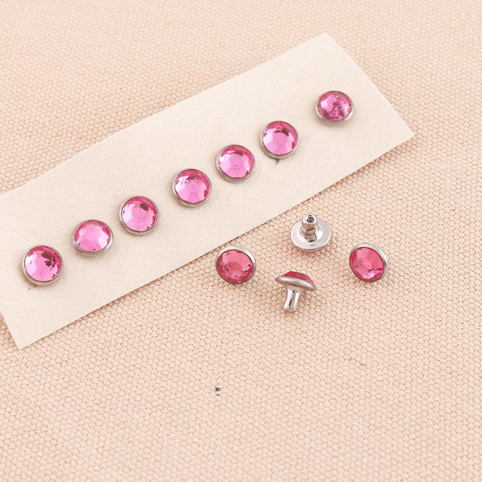 87mm Crystal Rivets Rhinestone Rivets Hollow Rivets Studs | Etsy