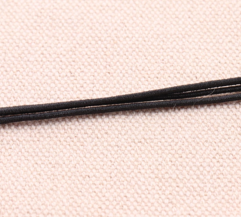 2mm Elastic Rope Cord 10 Yards Rubber Stretch String Red/black - Etsy