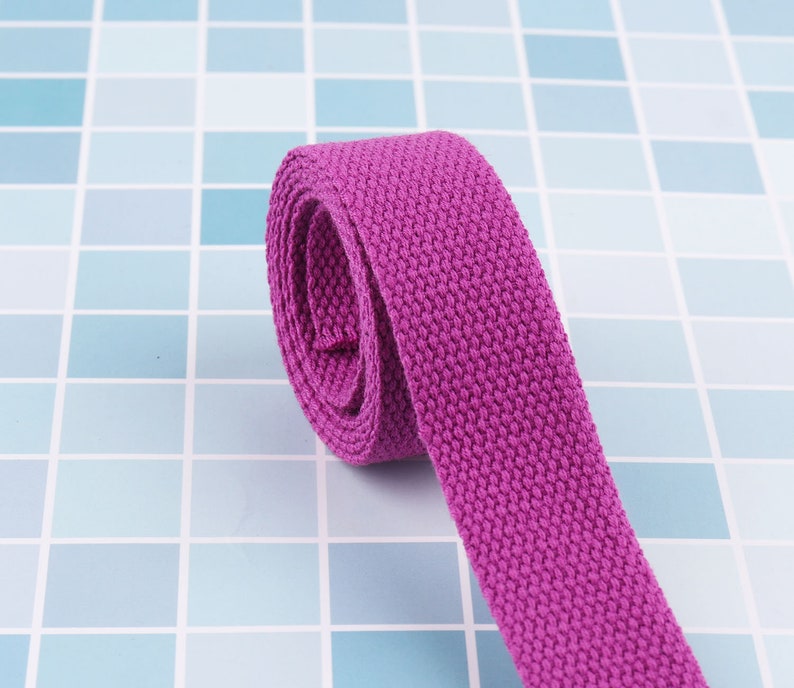 5 Yards Cotton Heavy Webbing in 25mm Width Cotton Webbing for - Etsy