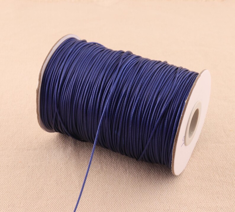 20/50/100yards Waxed Cord 1.0mm Waxed Rope multicolor making | Etsy