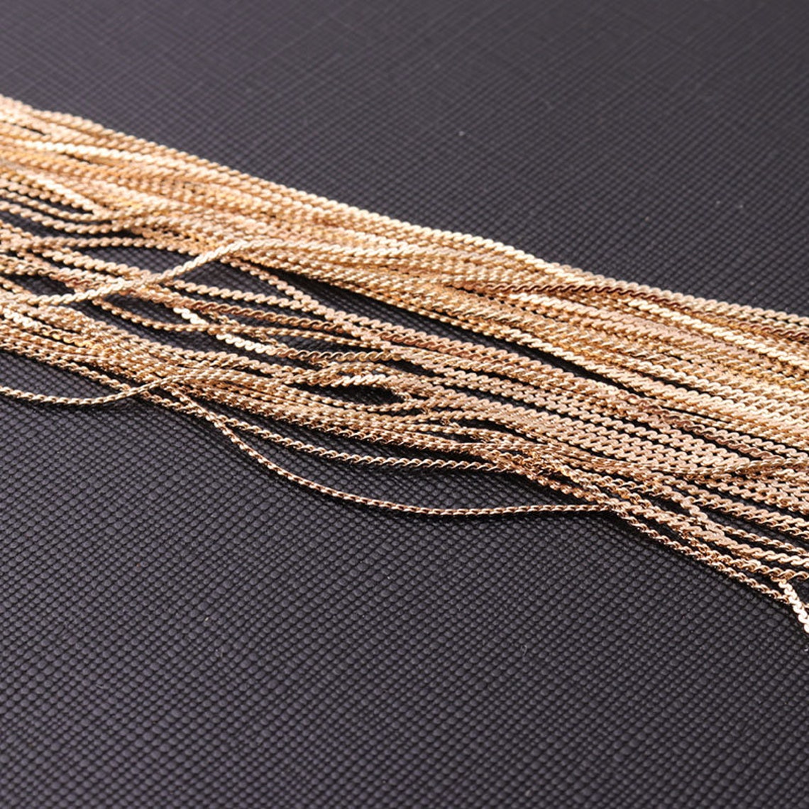 10 Foot Gold Beading Chain Necklace Craft Supplies Findings, Bulk Chain ...