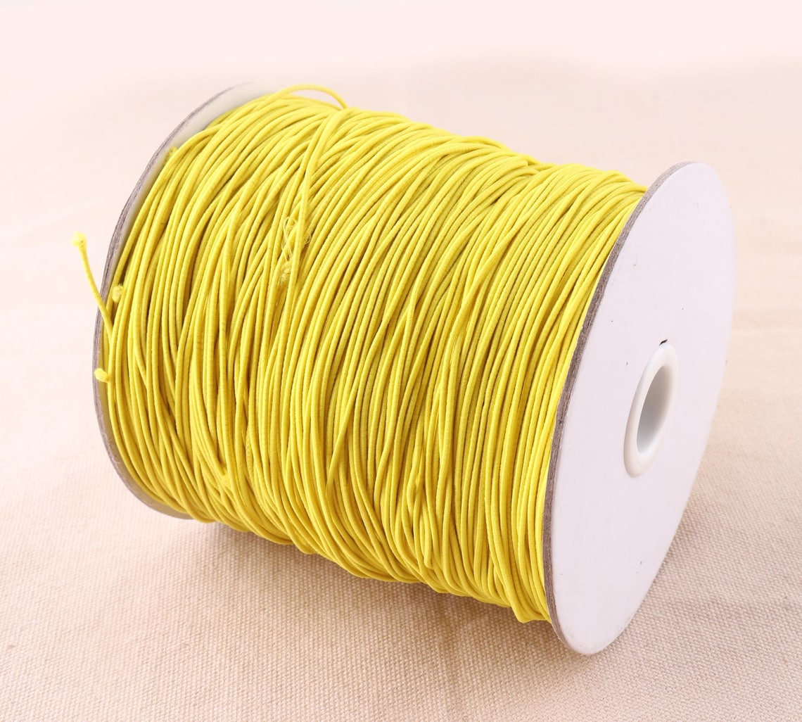 1.0mm Yellow Color Elastic Rope Cord Elastic Drawcord Nylon - Etsy