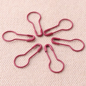 100pcs Safety Pins Small 23*9mm Pear Shaped Pins Metal Safety Pins ...