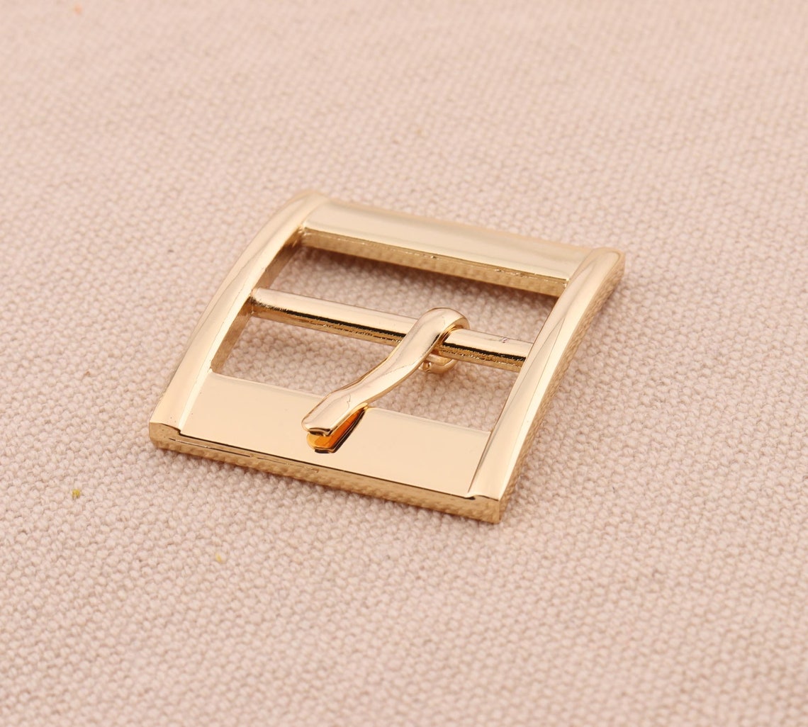 10pcs 1inch 25mm Pins Buckle Gold and Gunmetal Color Belt - Etsy