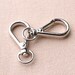 12pcs Snap Hook Swivel Metal Lobster Clasp Silver Lobster Clasp 39mm ...