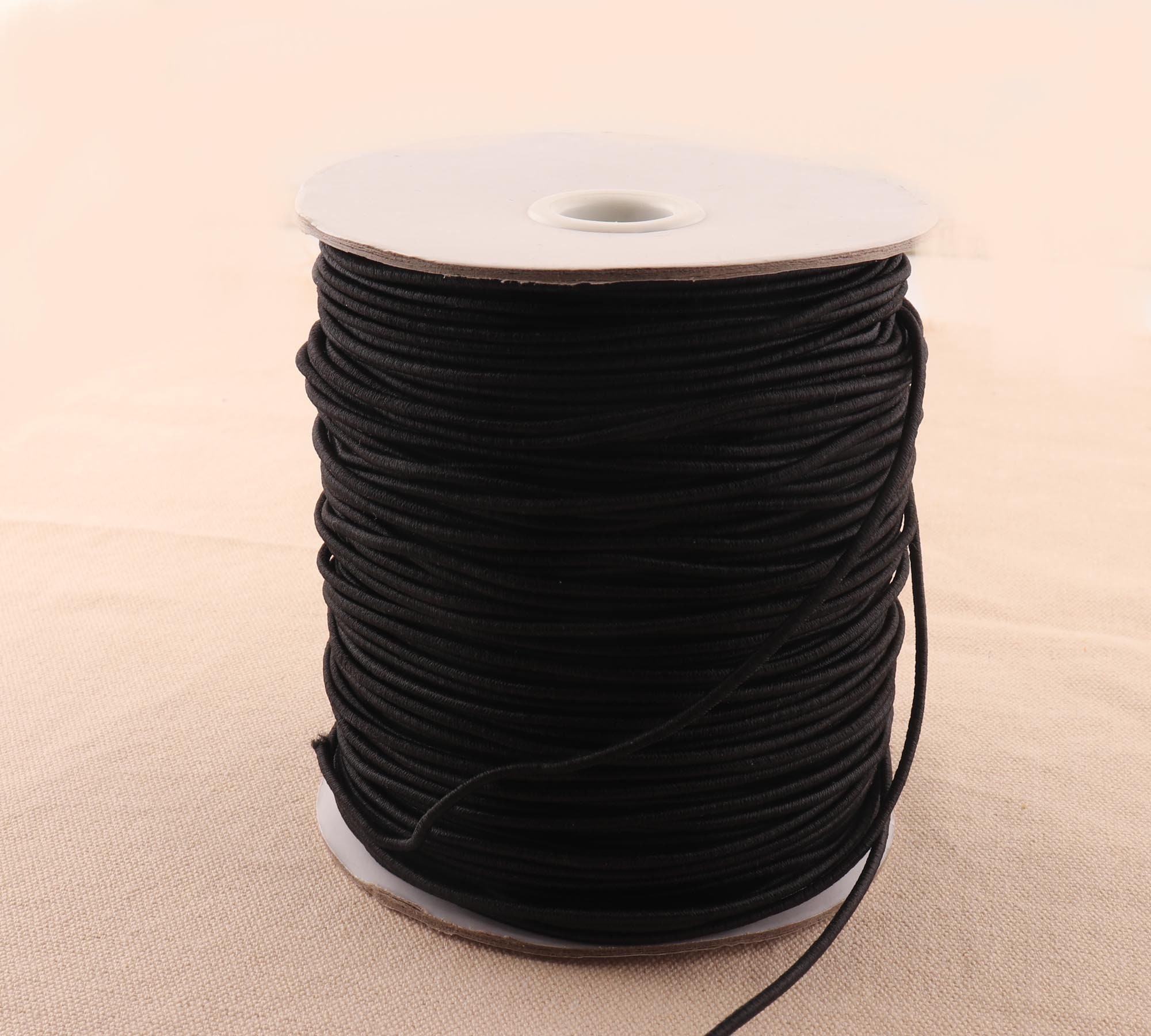 2mm Elastic Rope Cordsblack Color Stretch Elastic Cord - Etsy