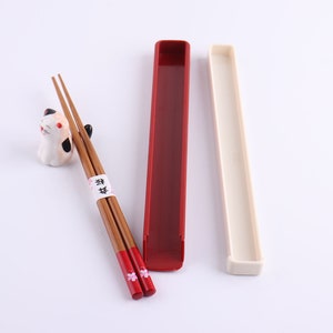 2 Pairs Red Chopstick,flower Pattern, Japanese Style Chopsticks ...