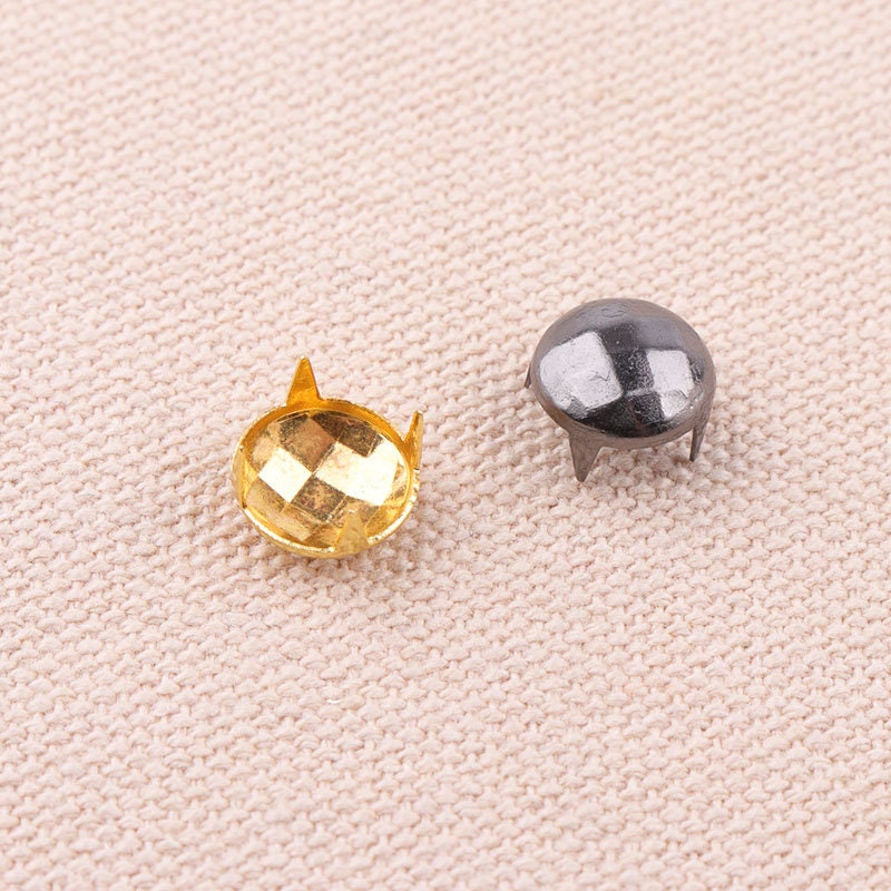 Gold and Black Round Claw Stud Prongs Studs 4 Claws Rivet - Etsy