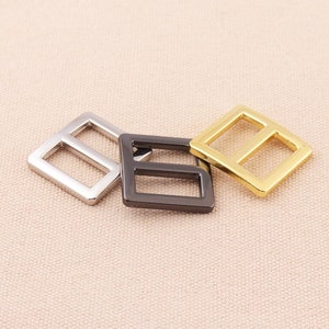 Strap Adjuster Fit 18mm Wide Straps Squared Edges Strap Slider ...