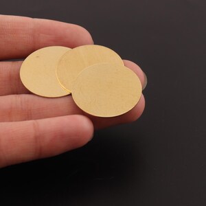 10pcs 1 Copper Blanks Copper Discs Copper Hand Stamping Blanks Rounds ...