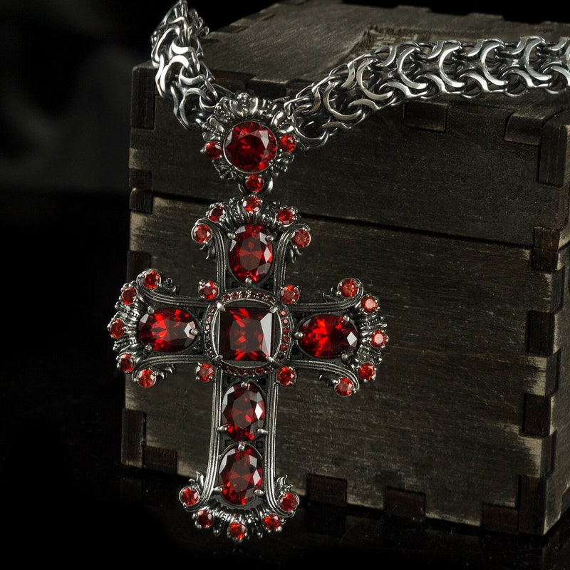 Punk Cross Pendants - Etsy