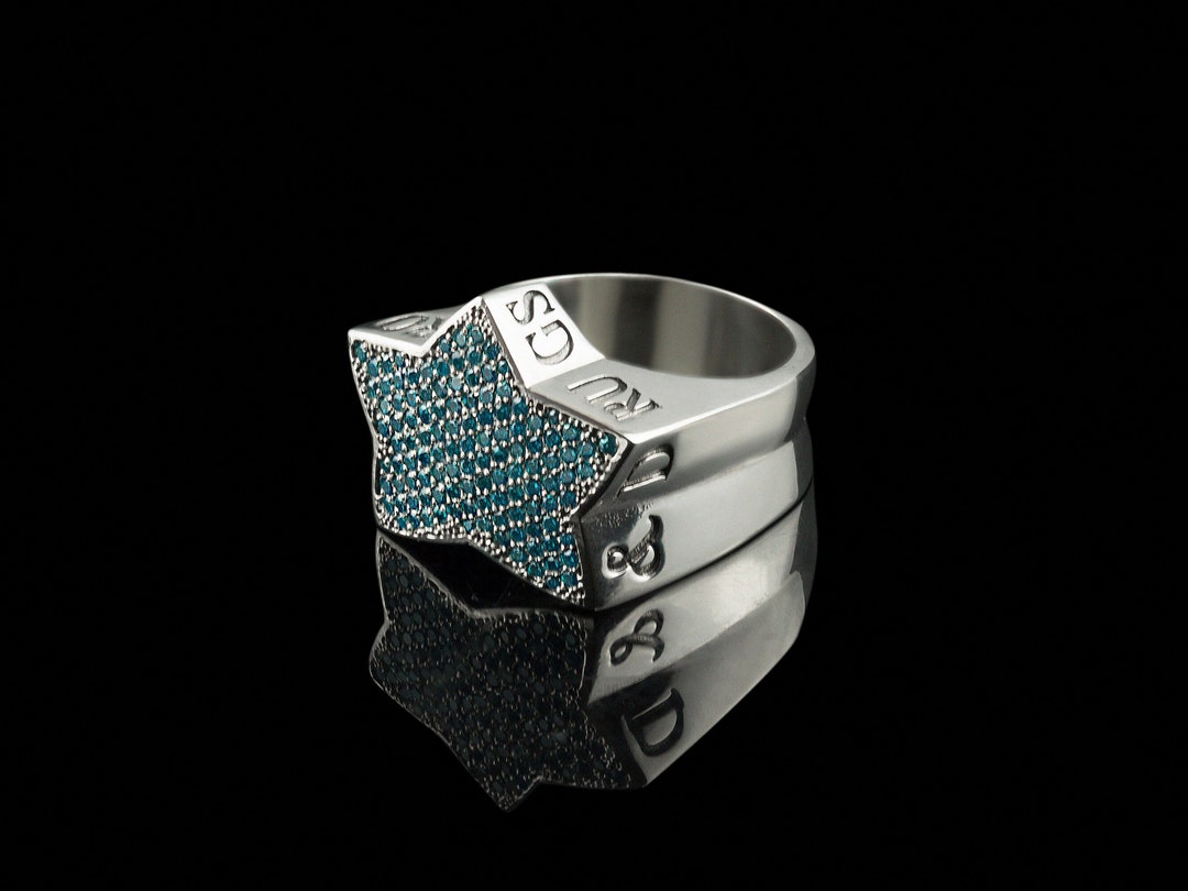 Celestial 925 Silver Star Ring - Gothic Rock and Roll Jewelry for Women ...