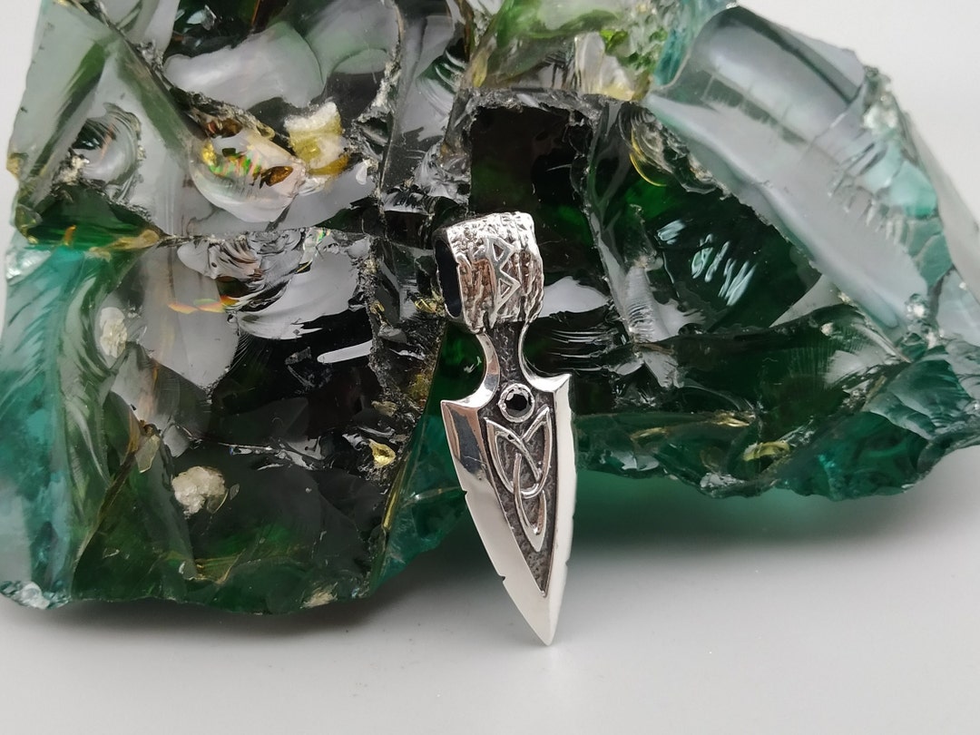 Berkana Rune Pendant 925 sterling silver Norse Mythology Symbol Mother ...