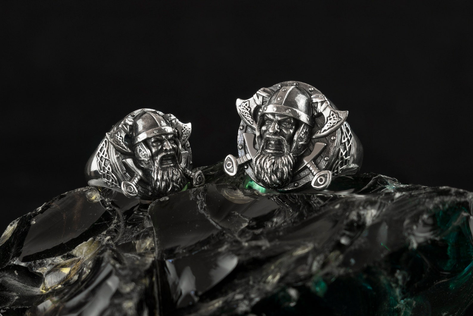 Thor Ring Silver Viking Ring Celtic Silver Ring Thor Hammer - Etsy