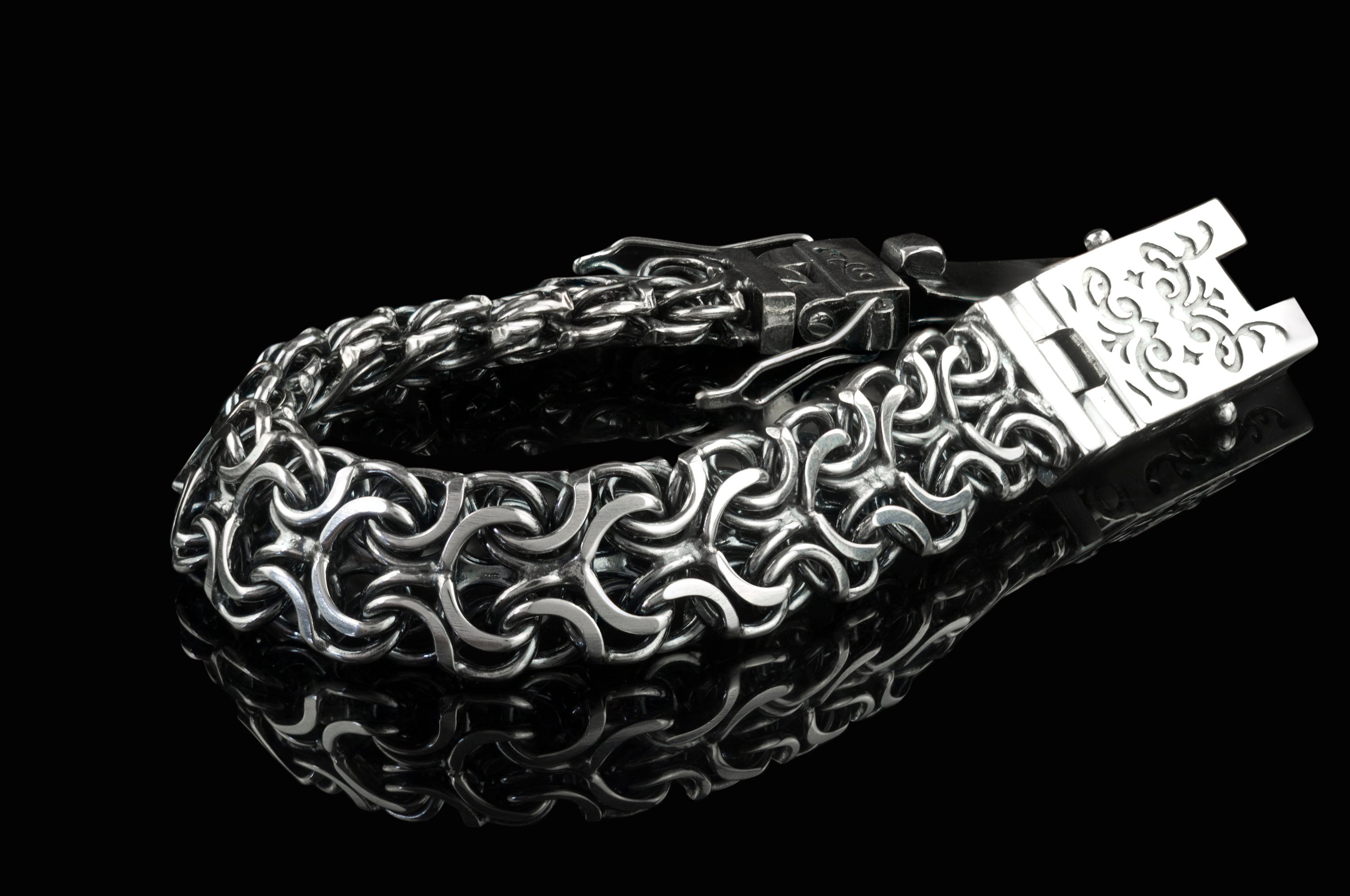 Heavy bracelet Handmade silver bracelet | Etsy