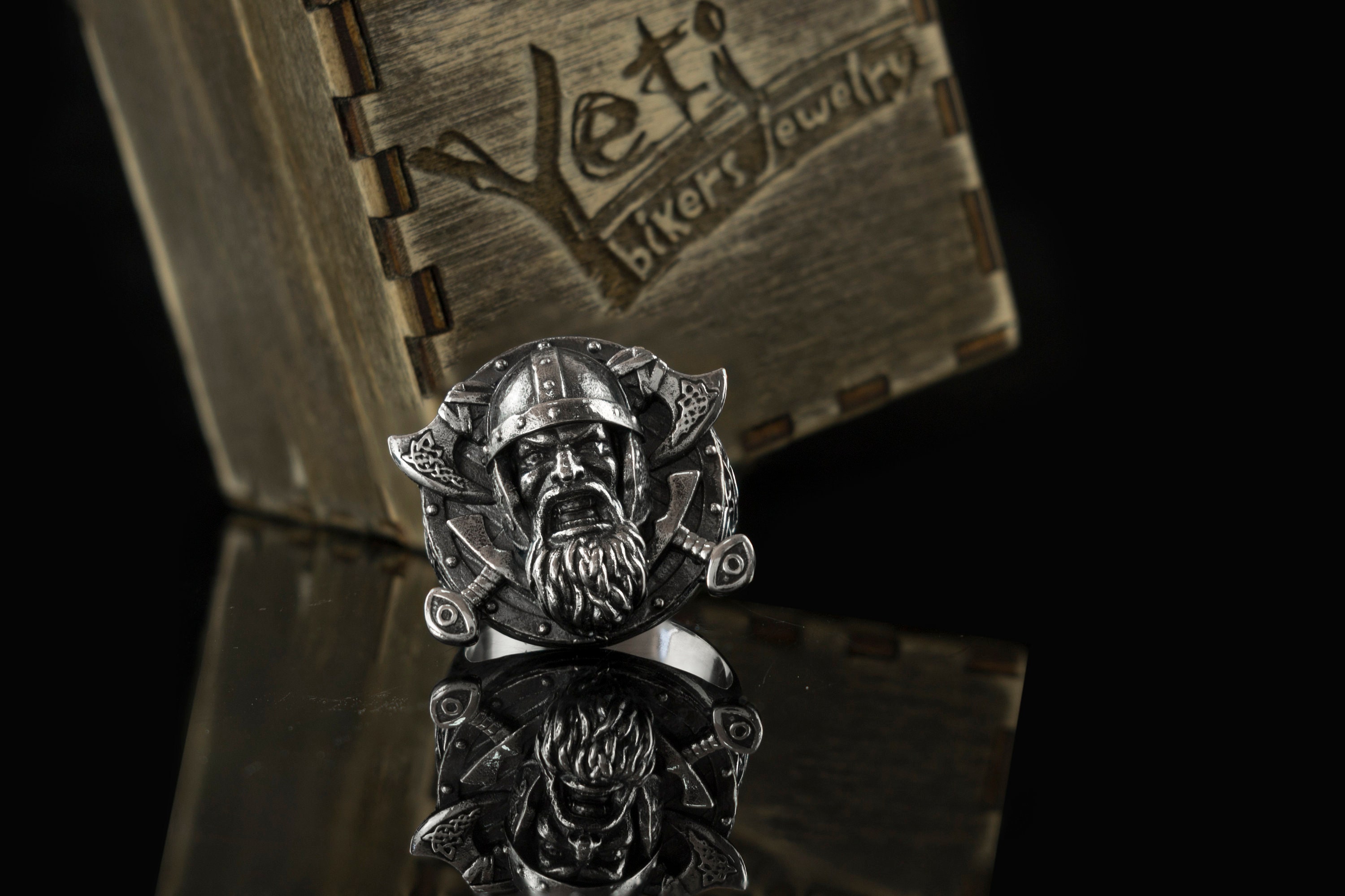 Thor Ring Silver Viking Ring Celtic Silver Ring Thor Hammer - Etsy