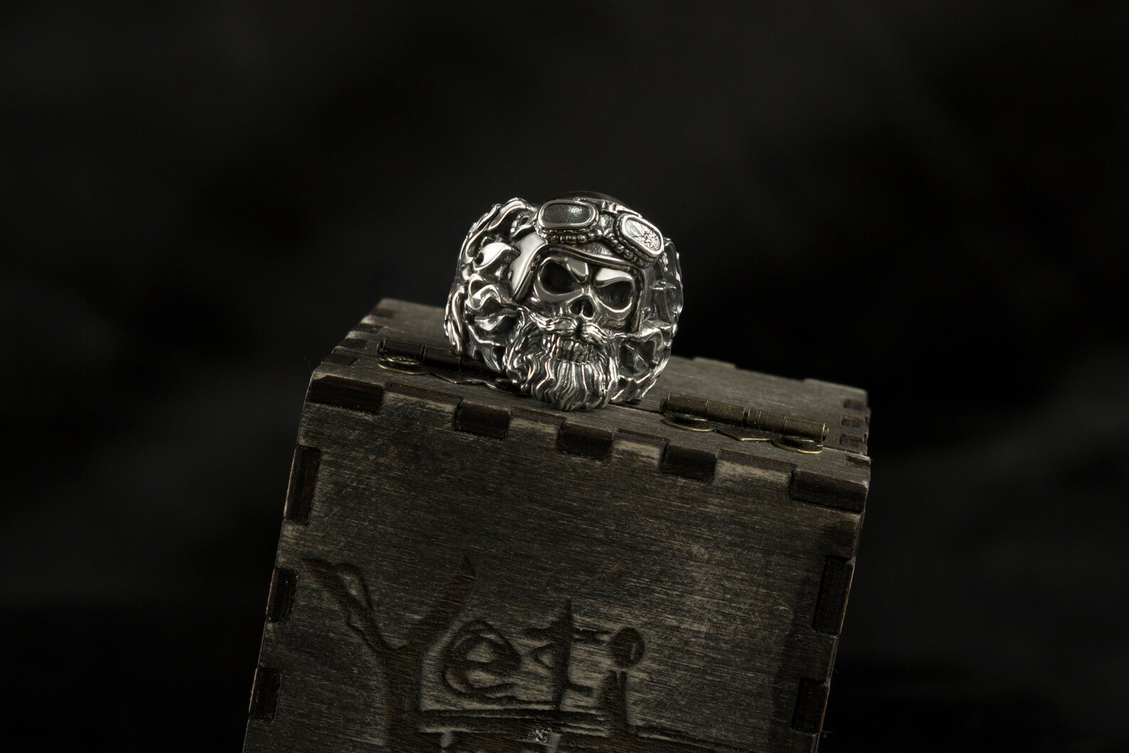 Silver Biker Ring Rider Ring Biker Jewelry Heavy Ring Gift for - Etsy