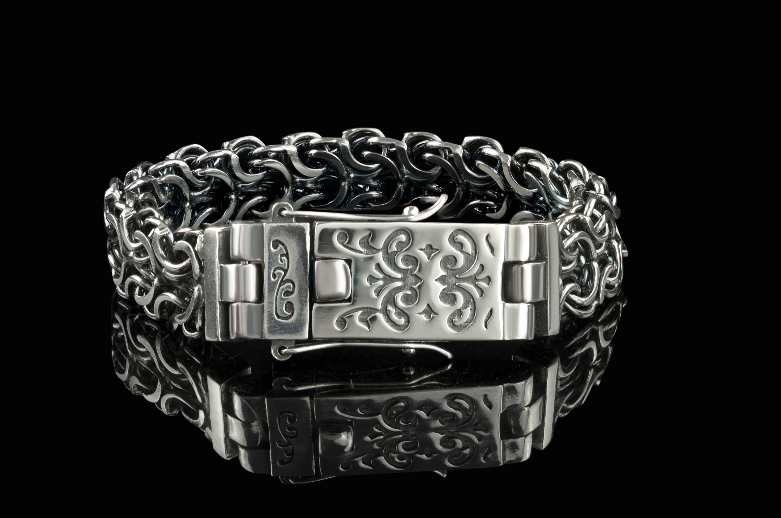 Heavy bracelet Handmade silver bracelet | Etsy