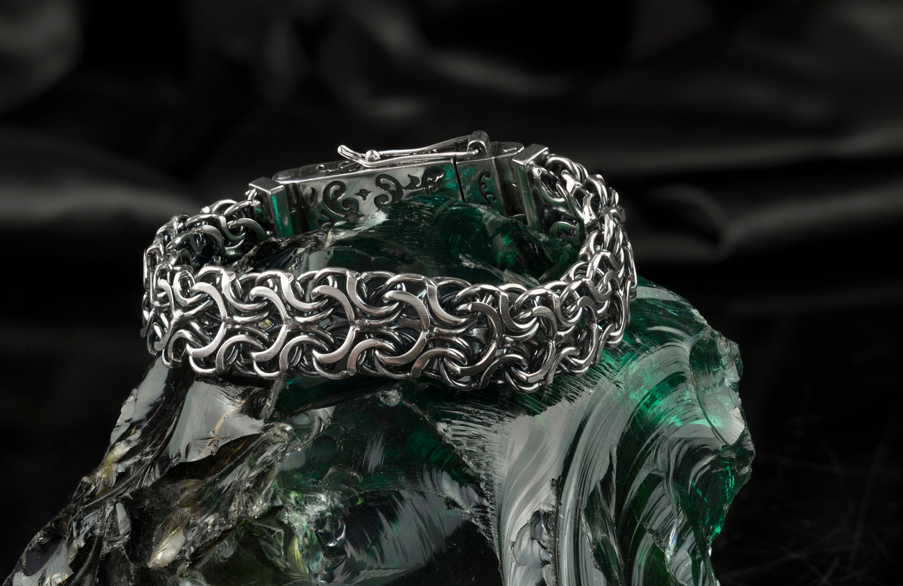 Heavy bracelet Handmade silver bracelet | Etsy