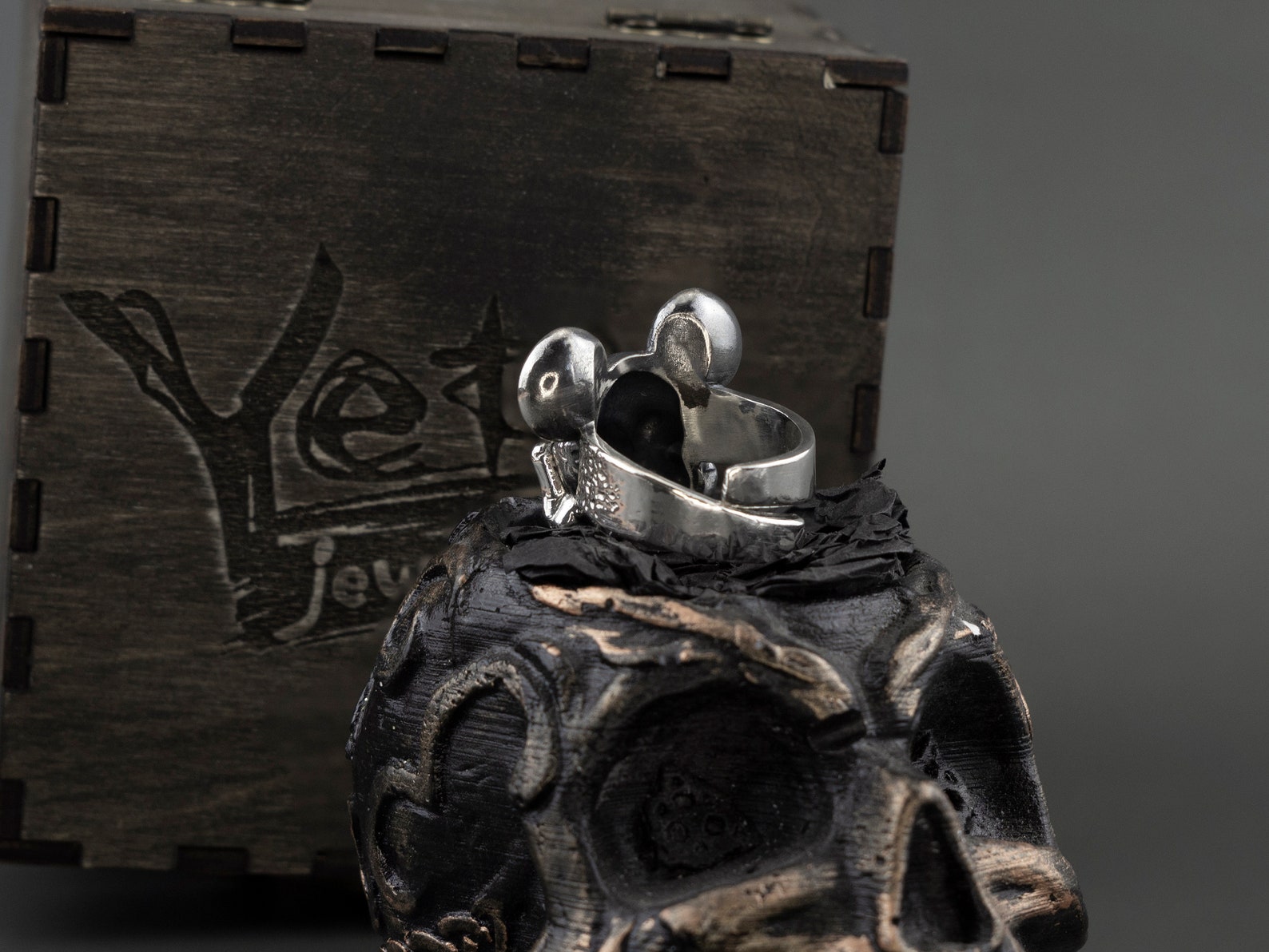 Sterling Silver Adjustable Mouse Ring for Women - Unique Animal Jewelry ...