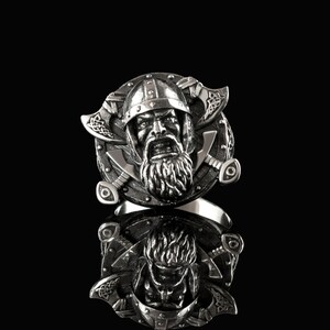 Thor Ring Silver Viking Ring Celtic Silver Ring Thor Hammer - Etsy