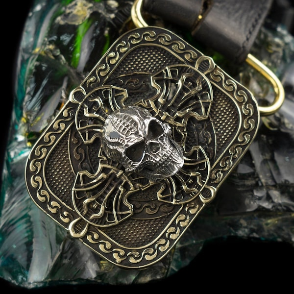 Skull Belt Buckle - Etsy
