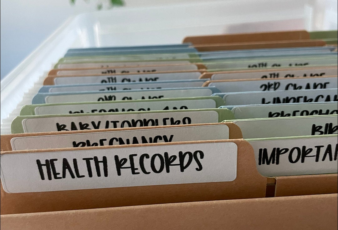 Printable Milestone Tote Labels, School Box, DIY Memory Box, PDF - Etsy