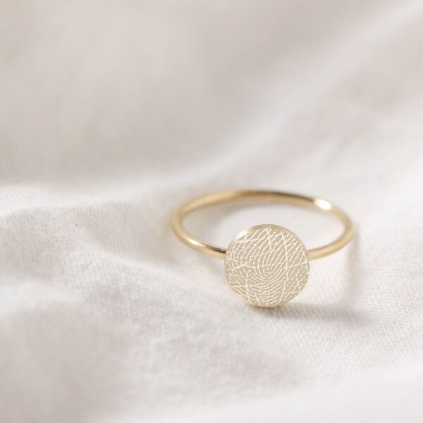 Fingerprint Ring - Etsy