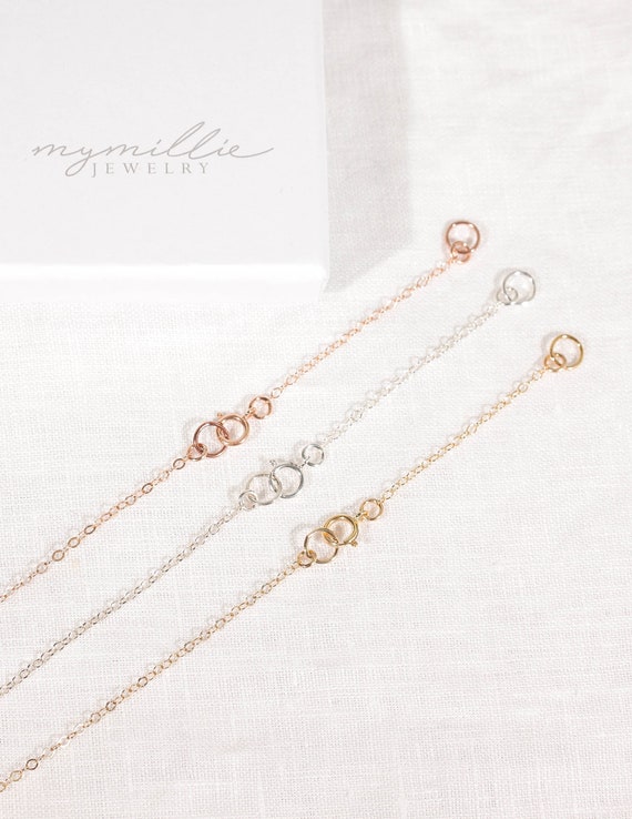 Chain Extender for Your Necklace Add on Item Only | Etsy