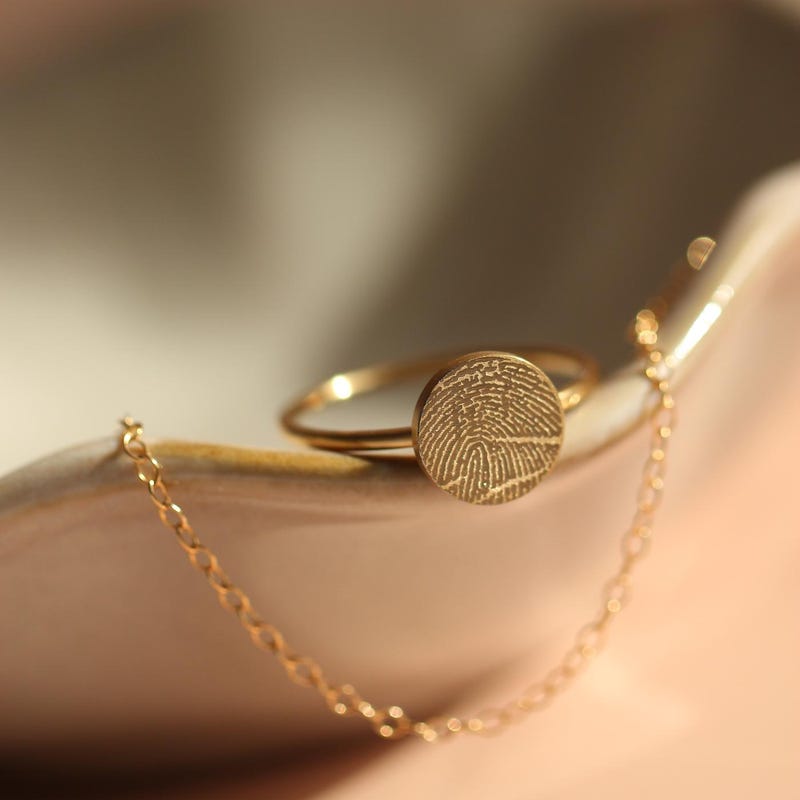 Fingerprint Ring - Etsy