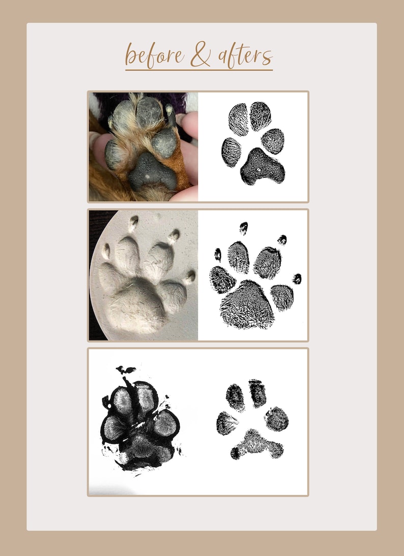 Digital Paw Print Tattoo Digital Print Only Custom Paw - Etsy