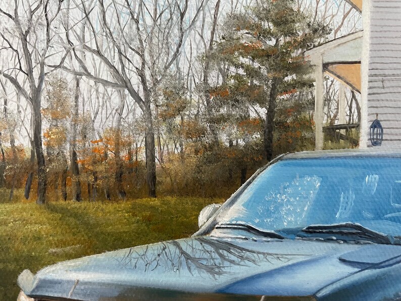 Custom Car Portrait Painting, Hand-painted Car Portrait, Personalized ...