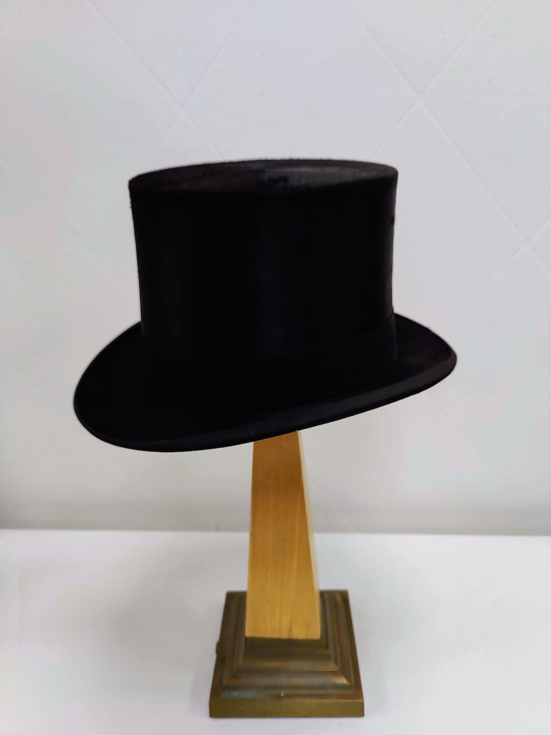 Antique Silk Top Hat, Size M, True Vintage Hat, Dunn & Co Hat for Groom ...