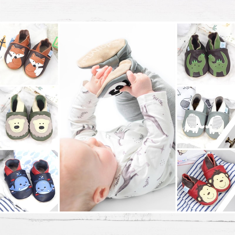 Baby Slippers - Etsy