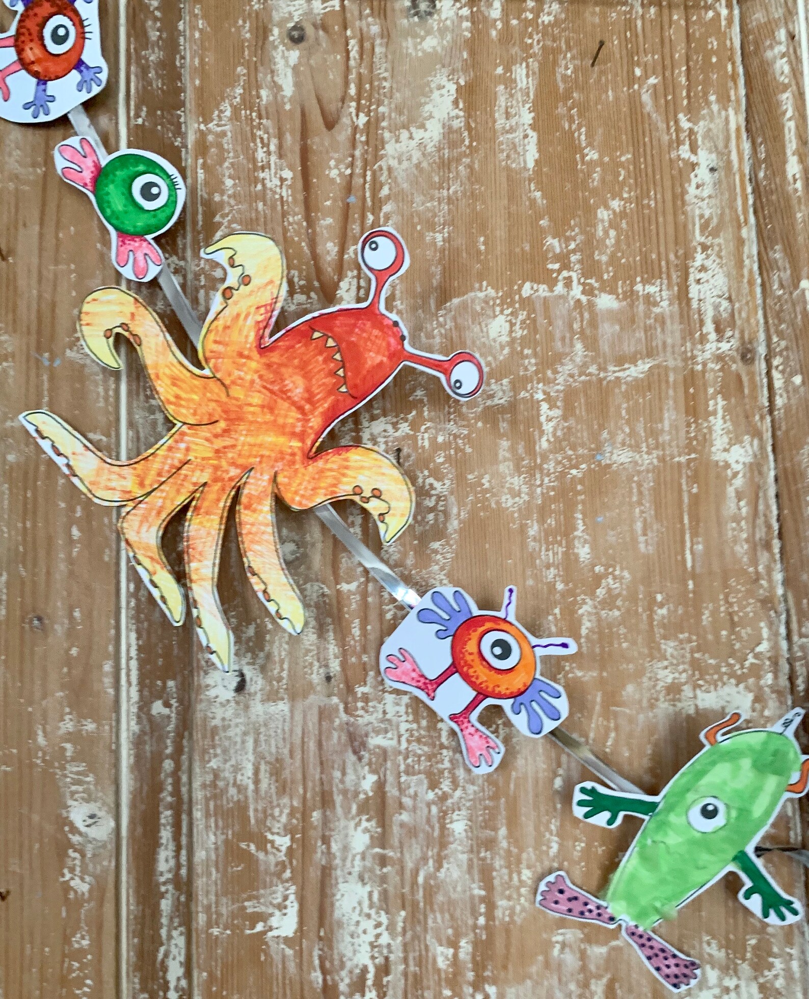 Space Alien Art Activity Kids Craft Instant Download - Etsy