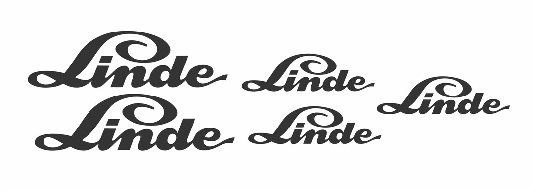 LINDE - Forklift Decal Set (black), Replica - Etsy